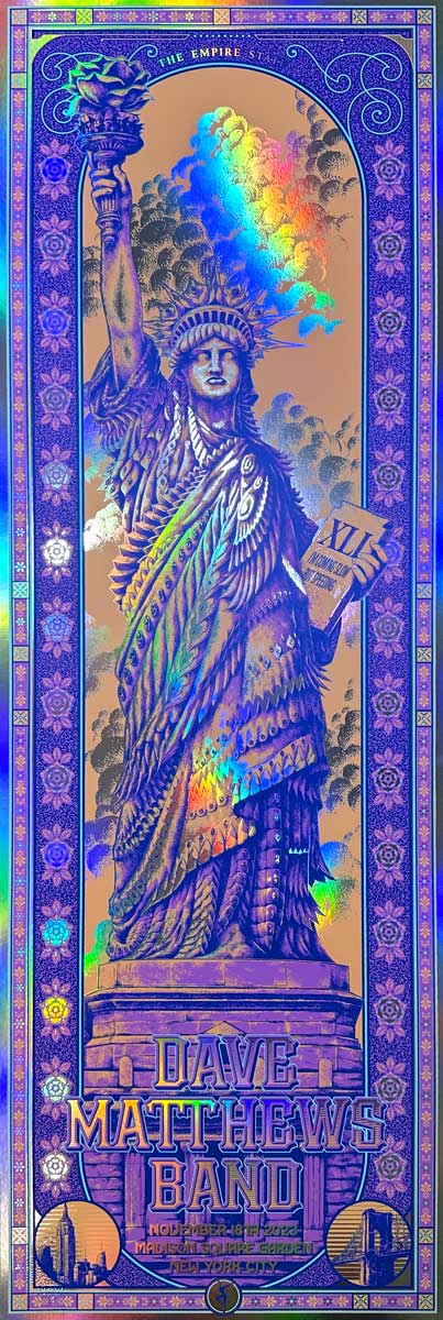 DMB "Liberty" Foil MSG New York City Print (Edition of 75) – BIOWORKZ
