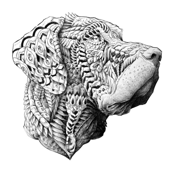 Great Dane Keyline Giclee Art Print (Edition of 11) – BIOWORKZ