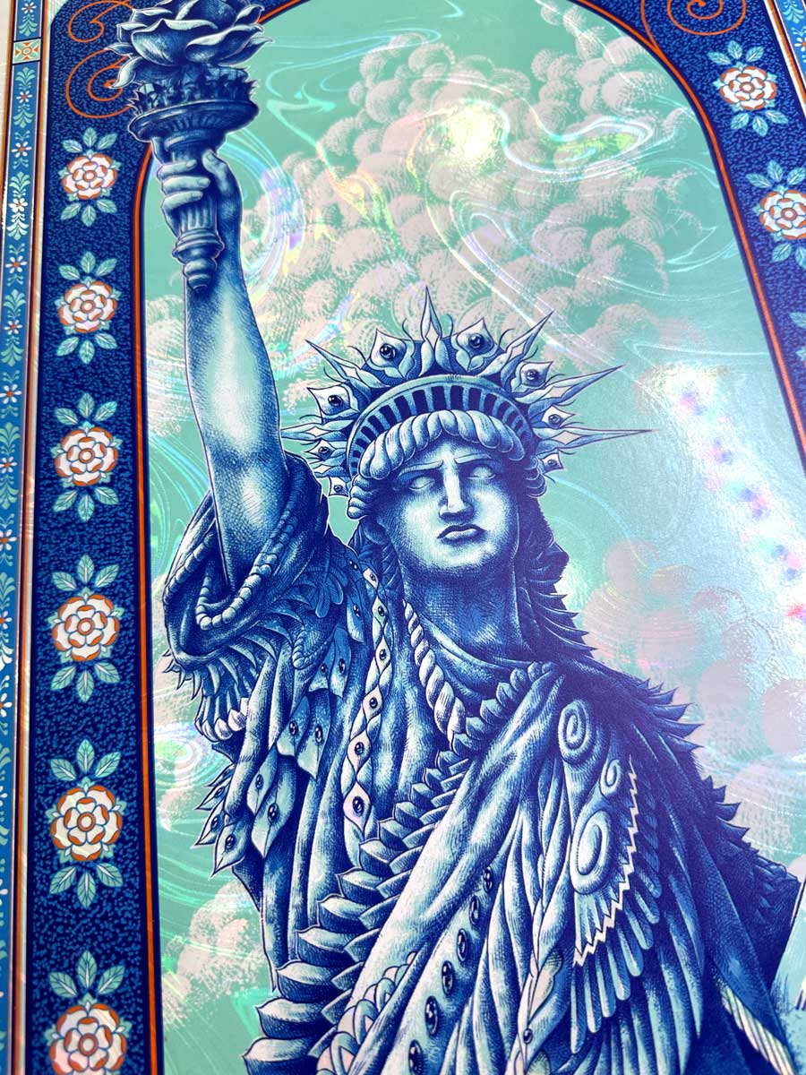 Liberty Foil Art Prints (Edition of 45) – BIOWORKZ
