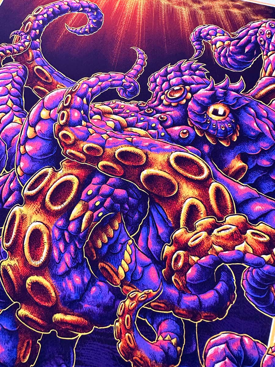 Octopus Purple Art Print (72 Hour Timed Edition) – BIOWORKZ